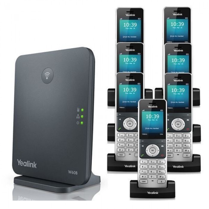 Yealink W60 Package DECT IP phone system Dubai | Terrabyt.com